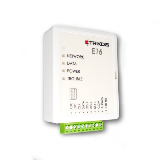 Comunicador Ethernet E16 Marca: TRIKDIS | Security Doctors