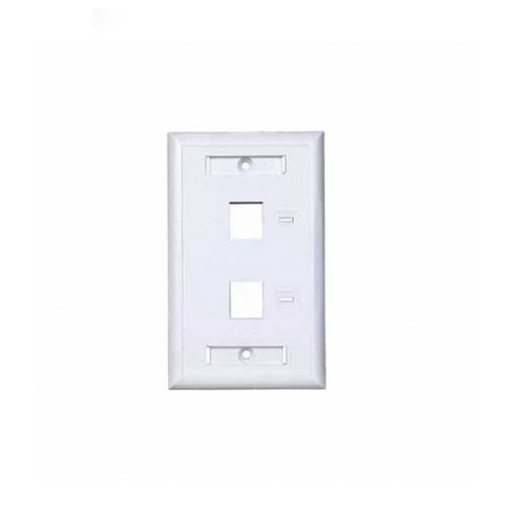 Placa con ID 2P color blanca FPIMTL-002-WH Marca: Teklink | Securit...