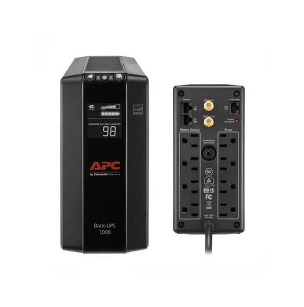 UPS Back 1000VA LCD AVR 120V BX1000M-LM60 Marca: APC | Security Doc...