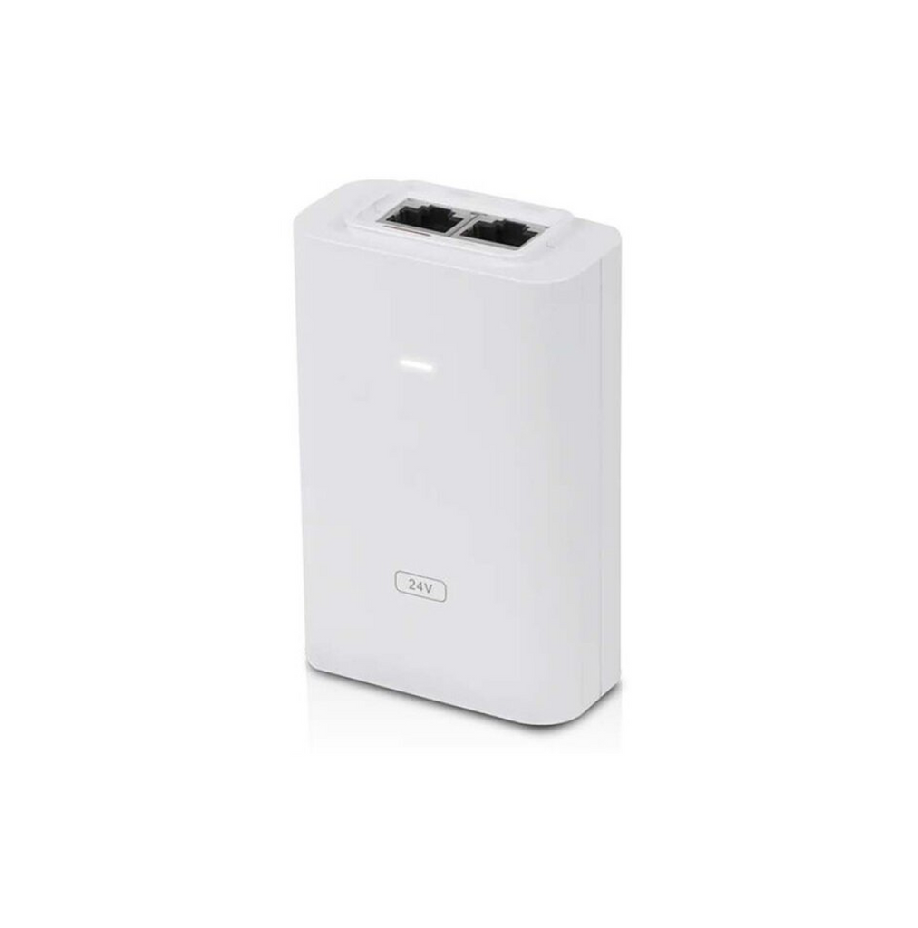 Inyector Poe de 24VDC con interfaz LAN 10/100/1000 color blanco Mar...