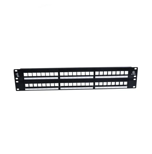 Patch panel modular 48 puertos UL para rack Marca: Teklink | Securi...