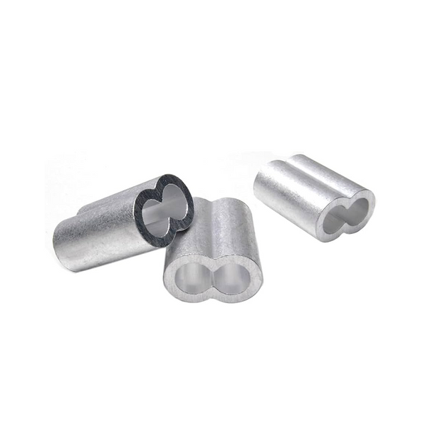 Ferula de aluminio para empalmar alambre de cerca (2.0 mm diámetro)...
