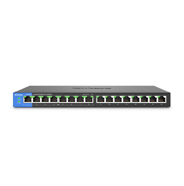 Switch de 16 puertos Business LGS116 unmanaged Marca: Linksys | Sec...