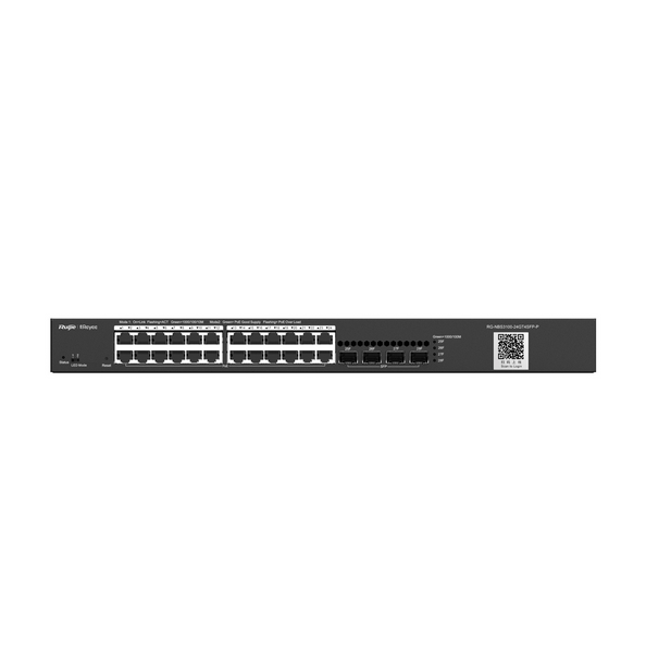 Switch Acceso L2 / 24 GE / 4 SFP / PoE 370W Marca: Fuijie | Securi...