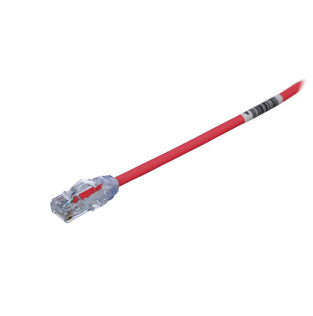 Patch cord PN CAT6A UTP color rojo Marca: Panduit | Security Doctors