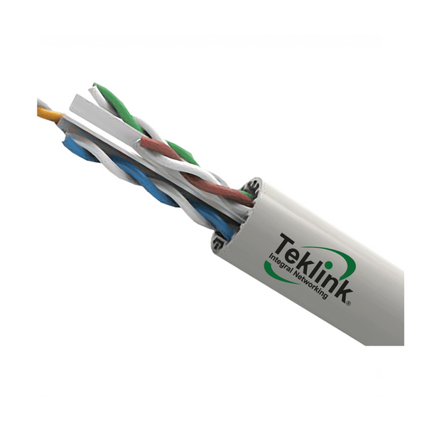 Cable UTP CAT6A verificado 4P color rojo de 305 metros UL Marca: Te...