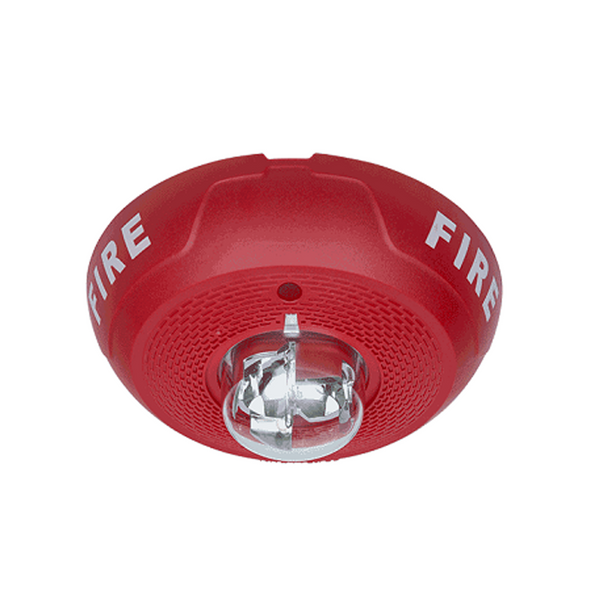 Sirena con Luz estroboscópica para cielo roja 2 hilos PC2RL | Secur...